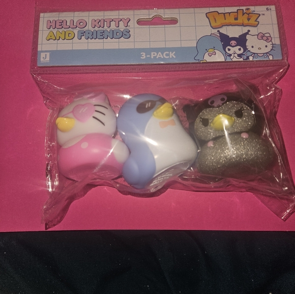 Hello Kitty | Toys | Hello Kitty And Friends 3pack Pink Blue Black ...